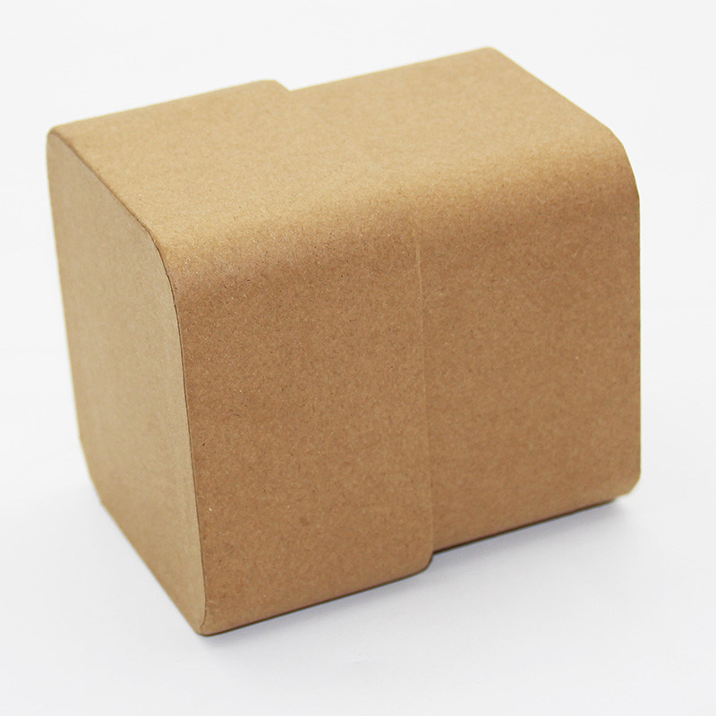 Kraft Paper Square Cardboard Tube With Matt Lamination UV Coating